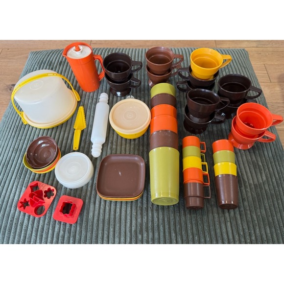 Tupperware | Kitchen | Vintage Tupperware Toys Play Dishes Set | Poshmark